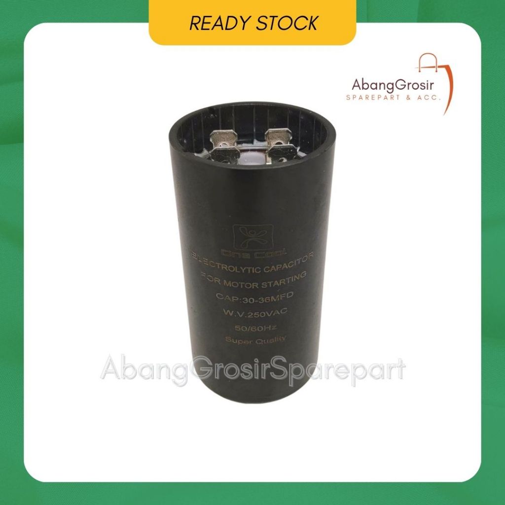 Jual Kapasitor Starting AC 30-36 uf 250V / Motor Capacitor AC 30-36uf ...