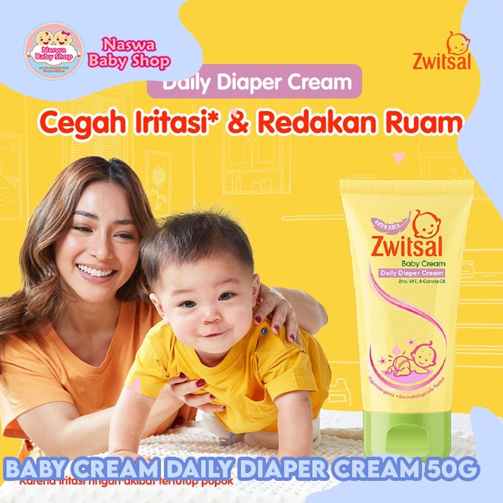 Jual Zwitsal Extra Care Baby Cream Daily Diaper Cream 50g | Shopee ...