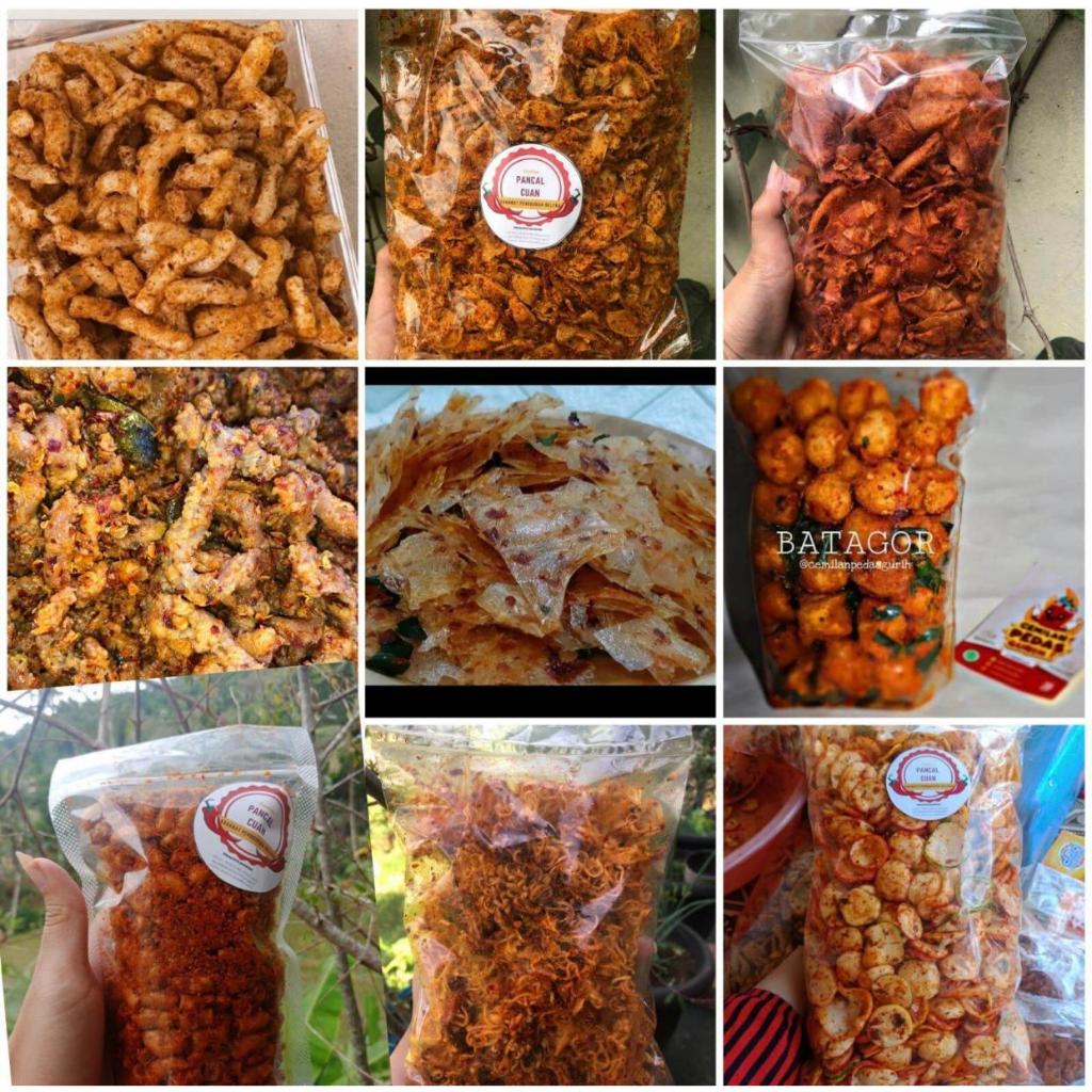 Jual (Beli 10 gratis 1) Makanan Ringan Serba 5000 Basreng/Kripca,Krupuk ...