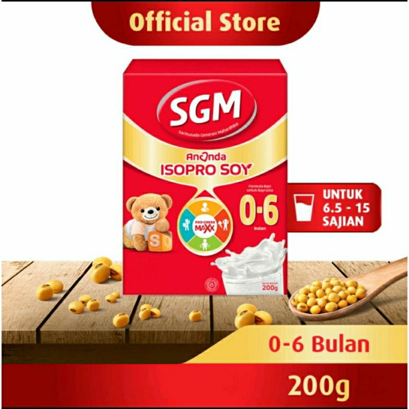 Jual SGM SOYA ISOPRO 0 - 6 Bulan Susu Formula Bayi | Susu Soya Kedelai ...