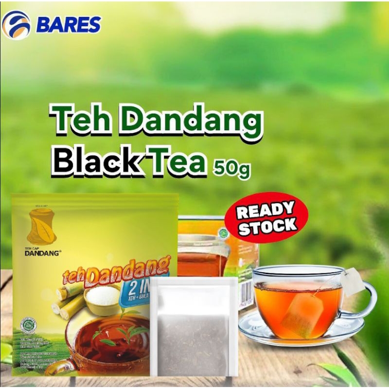 Jual Teh Dandang 2 in 1 / Daun Teh + Gula Pasir tebu isi 1 sashet ...