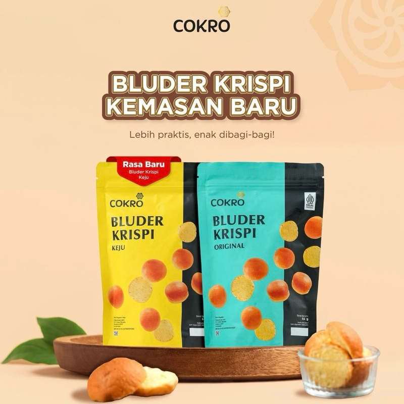 Jual BLUDER KRISPI COKRO KEMASAN BARU RASA BARU | Shopee Indonesia