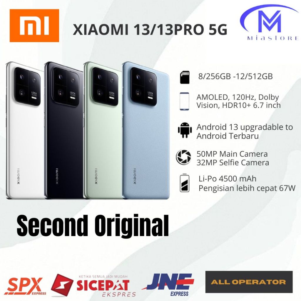 Jual [Sinyal Permanen]Xiaomi 13 Pro 5G 12GB+512GB 8+256GB Second ...