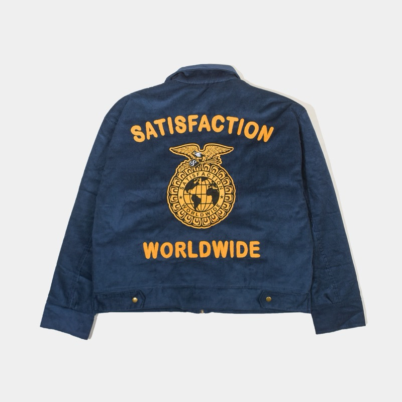Jual Satisfaction Work Jacket Boxy Corduroy W.R.W.D Navy | Shopee Indonesia