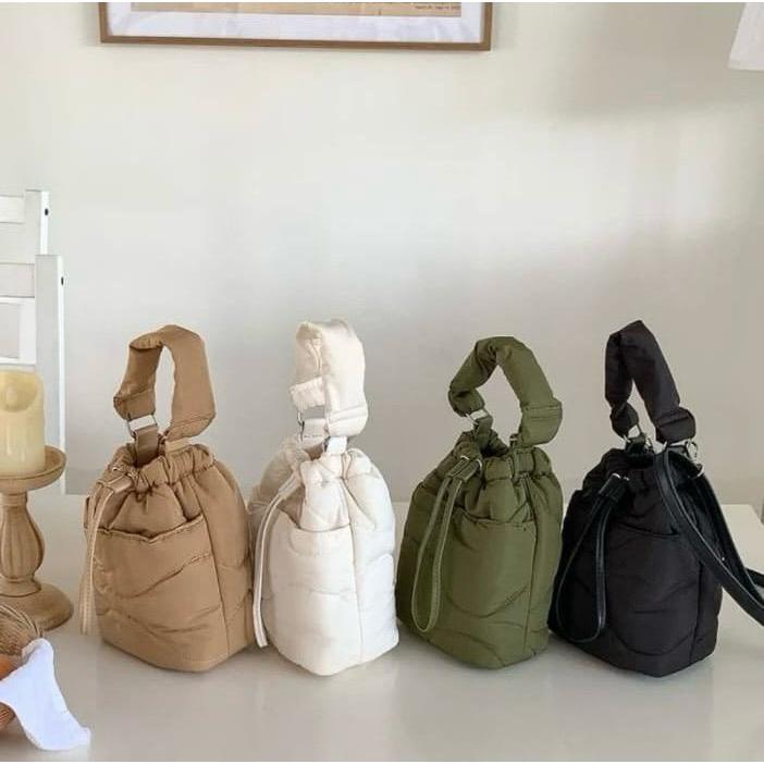 Jual Mr.Pluffy - Puffy Bag HINARI Tas Selempang Serut Parasut Water ...