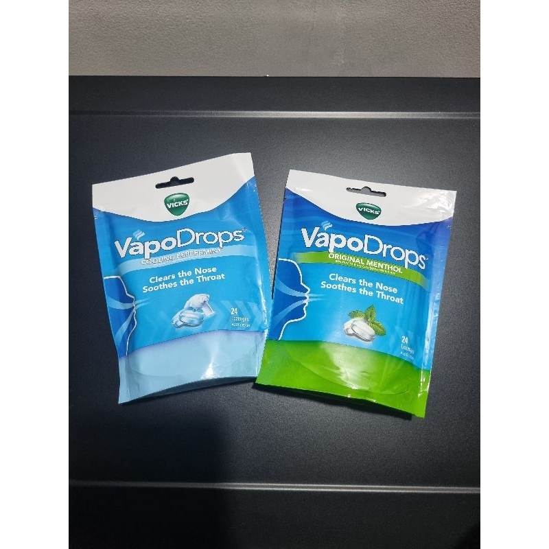 Jual Vicks Vapo Drops Clears the Nose Soothes The Throat Vicks permen ...