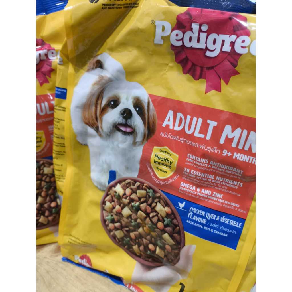 Jual Pedigree Mini Adult Beef Lamb Vegetable 1,3kg Mini Adult Chicken Liver Vegetable 1,3kg ...