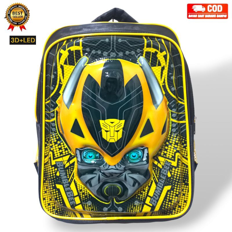 Jual TAS BUMBLEBEE PRIMER TAS 3D BER LED TIMBUL TAS ANAK SD TAS ANAK TK TAS ANAK PAUD (premium ...