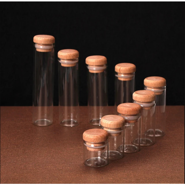 Jual Home Living Botol Kaca Transparan Tempat Wadah Penyimpanan Bumbu ...