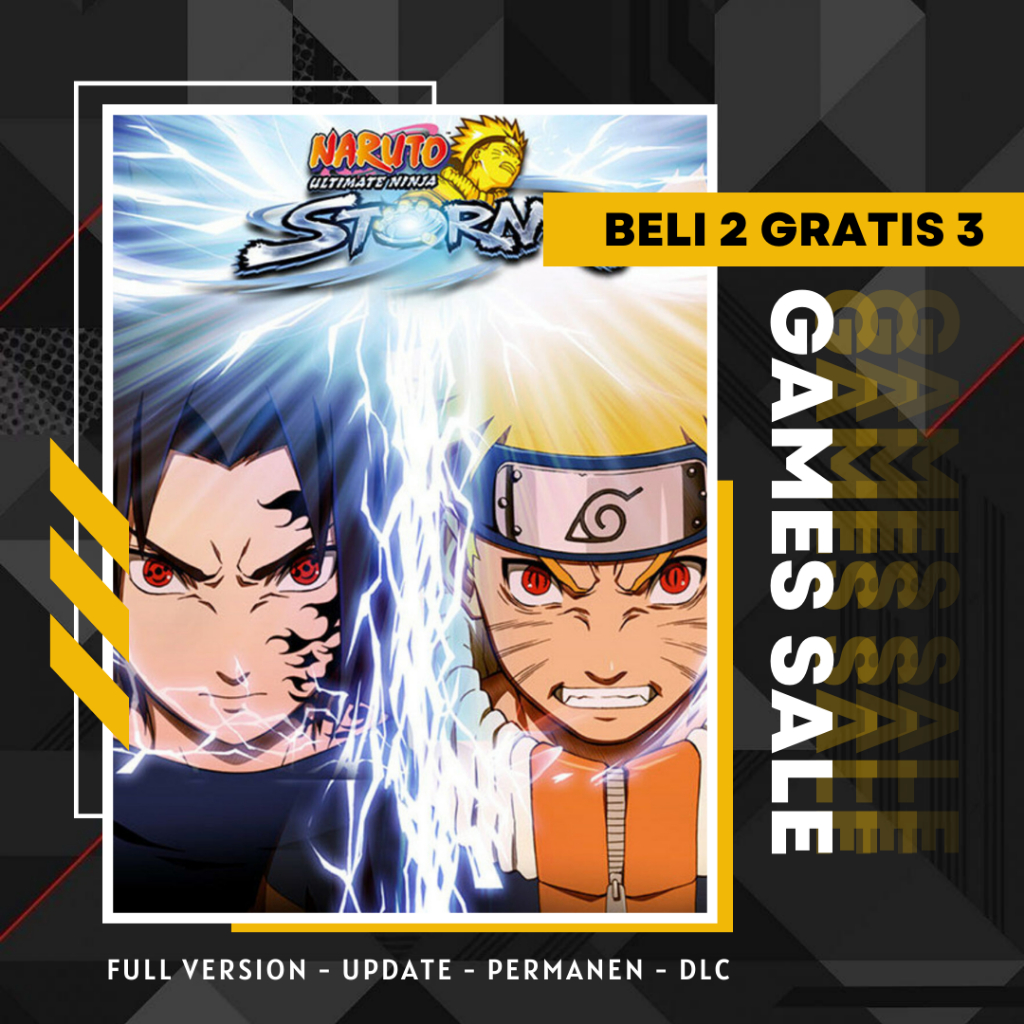 Jual NARUTO ULTIMATE NINJA STORM - GAME PC - GAME LAPTOP - PC GAMES ...