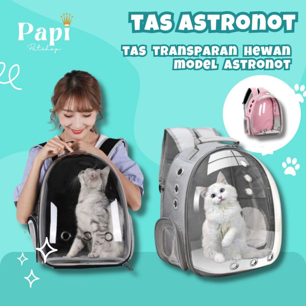 Jual Tas Astronot Kucing Lucu Jumbo Transparan | Tas Astronaut Kucing ...