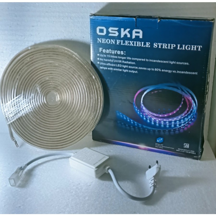 Jual OSKA LED STRIP LIGHT RGB ADAPTOR 10 METER | Shopee Indonesia