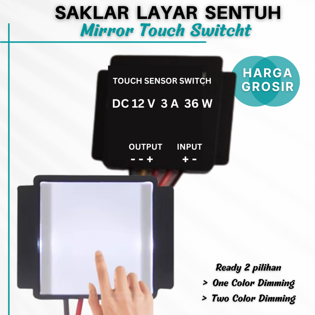 Jual Tombol Saklar Sensor Sentuh untuk Lampu Depan Mirror Touch Switch ...