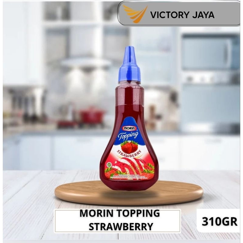 Jual Morin topping strawberry 310 gram kemasan botol | Shopee Indonesia