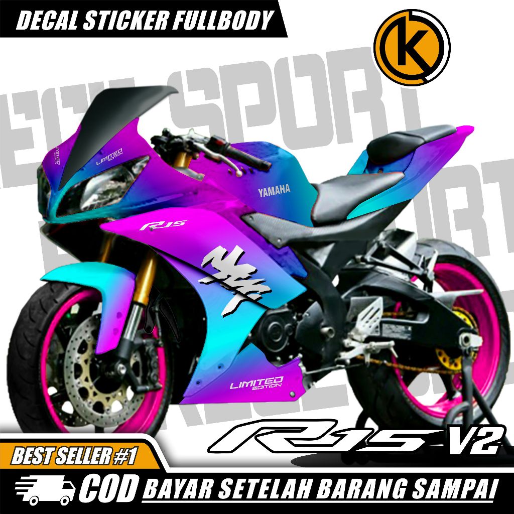 Jual Decal R15 V2 Full Body Dekal R15 V2 Stiker R15 V2 Full Body Keren ...