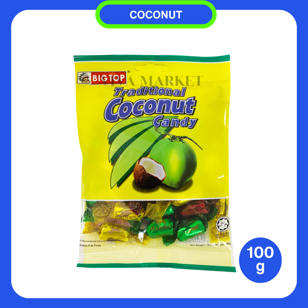Jual Traditional Coconut Candy 100g. Permen Tradisional Rasa Kelapa ...