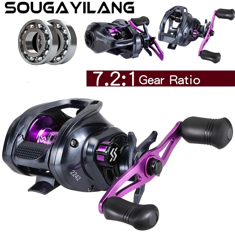 Jual Sougayilang Gulungan Logam Rasio Gir 7.2:1 Gulungan Logam Gulungan ...