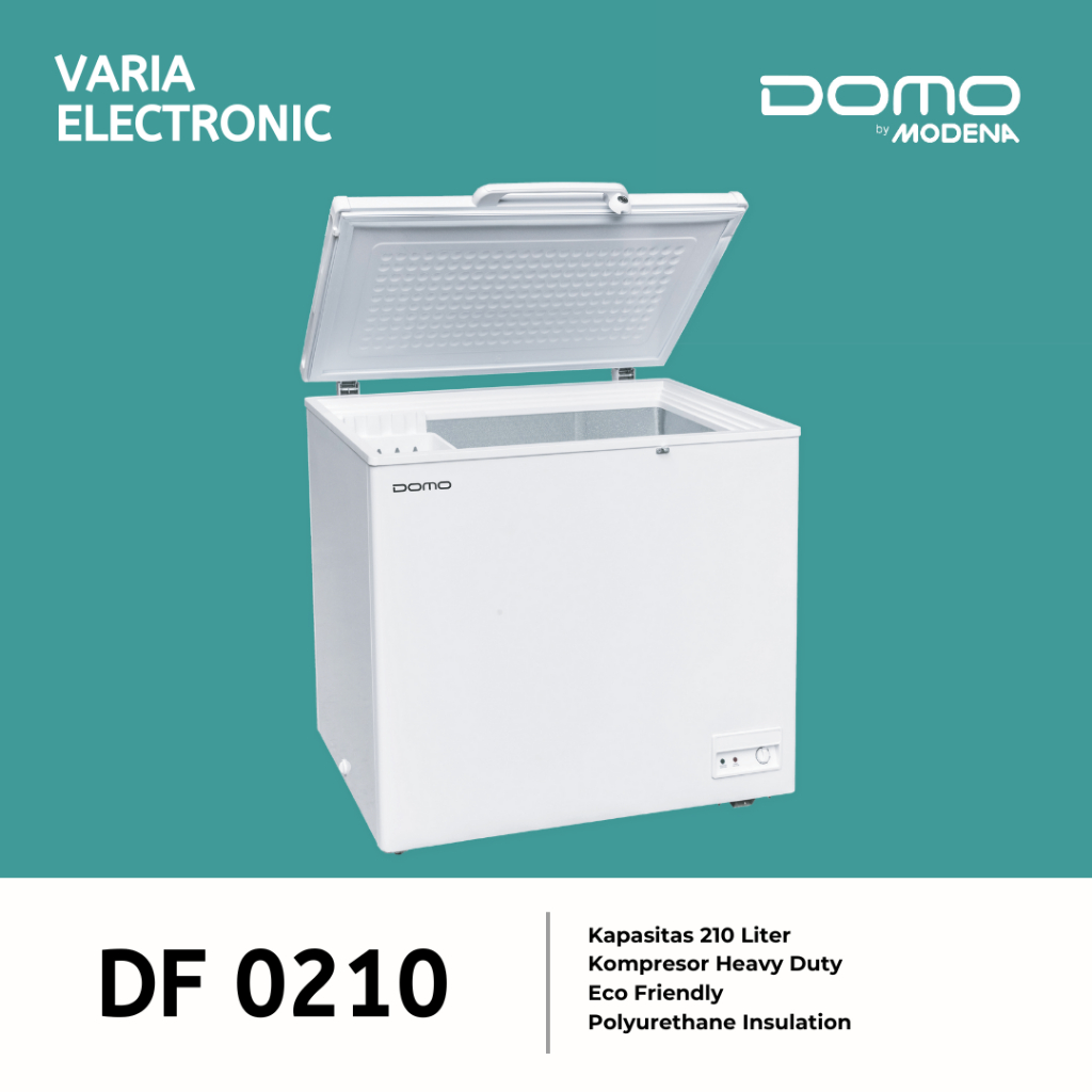 Jual Chest Freezer DOMO DF 0210 / DF0210 Kapasitar 210 Liter | Shopee Indonesia