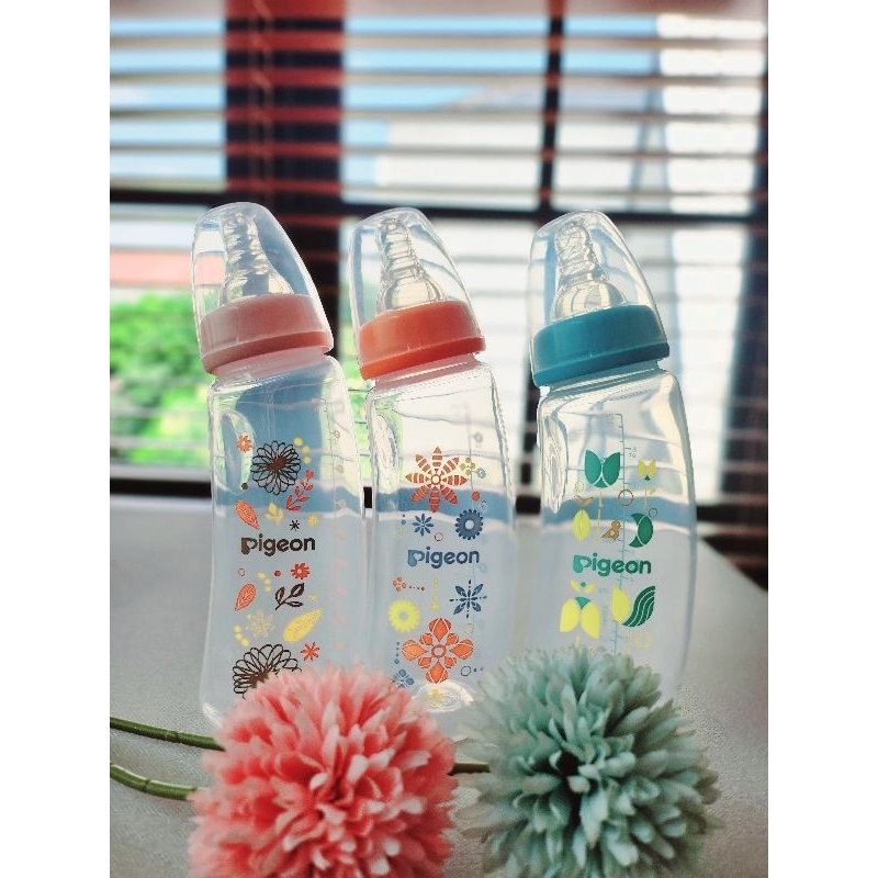 Jual Pigeon Botol PP Curve Nursing clear Bottle 250 ml 150 ml/Botol ...