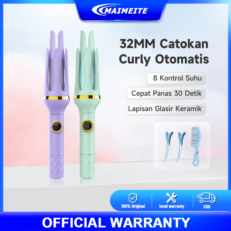 Jual MAIMEITE Catokan Curly Otomatis 32mm Catokan Keriting Keramik Otomatis Hair Styler New ...