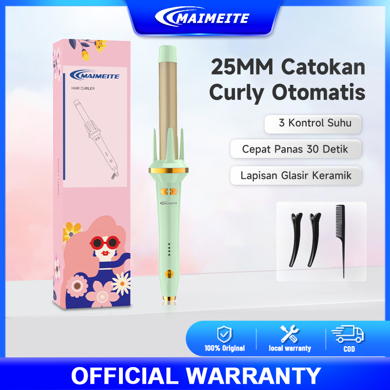 Jual Maimeite Catokan Curly Otomatis SY801 Hair Curly Styler 25mm Catokan Keriting Otomatis ...
