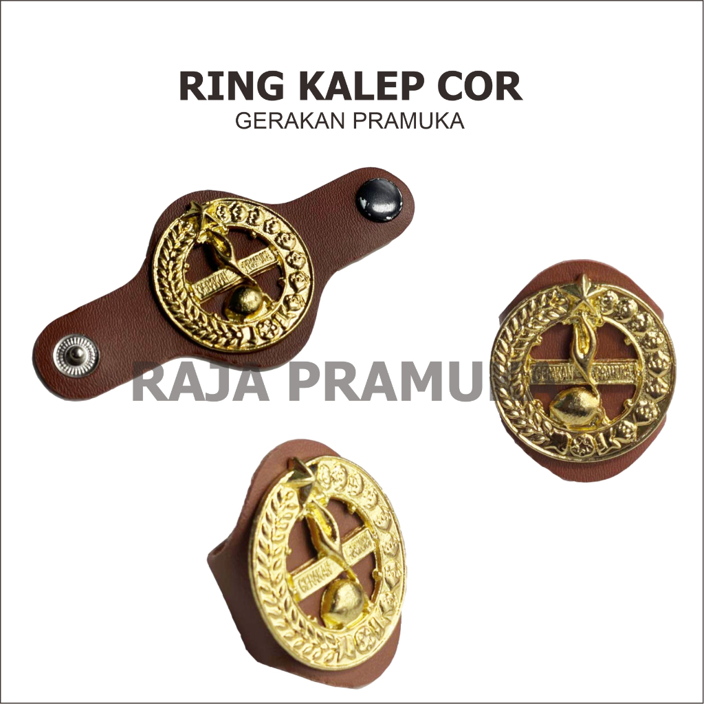 Jual RING KACU PRAMUKA KUNINGAN TEBAL KOLONG HASDUK PEMBINA COR PENEGAK ...