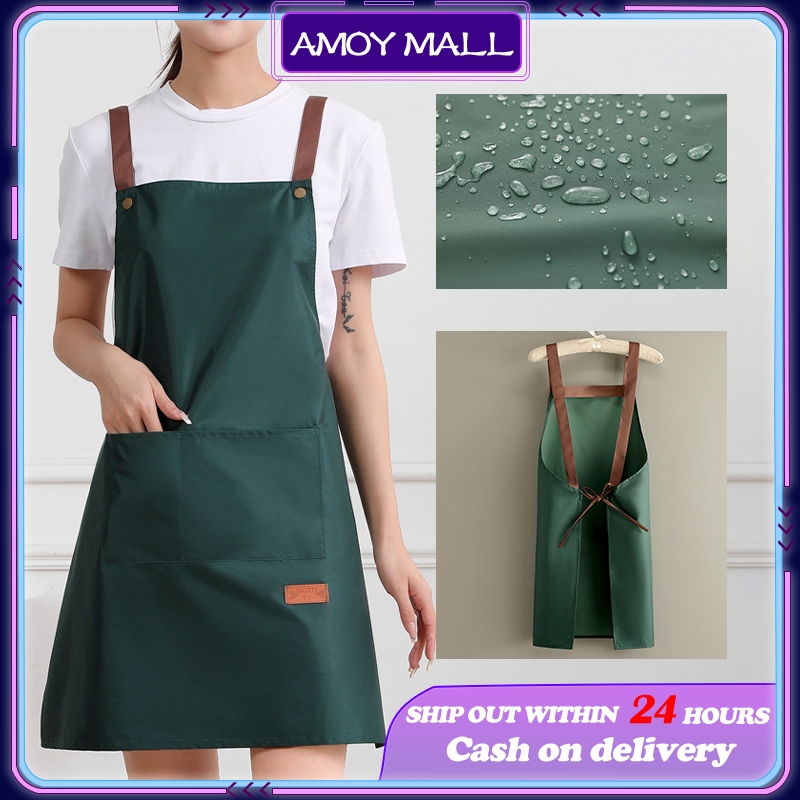 Jual Apron Masak Waterproof Apron Waterproof Celemek Masak Celemek ...