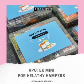 Jual APOTEK MINI READY STOCK GIFT BUAT PACAR HEALTHY HAMPERS VITAMIN ...