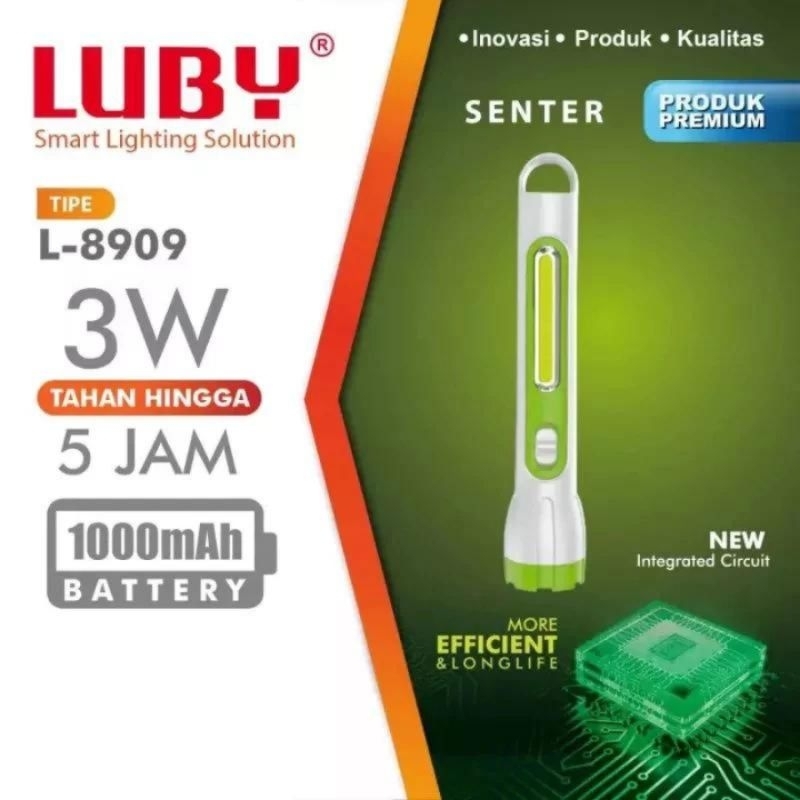 Jual Senter Genggam Emergency - LUBY 8909 | Shopee Indonesia
