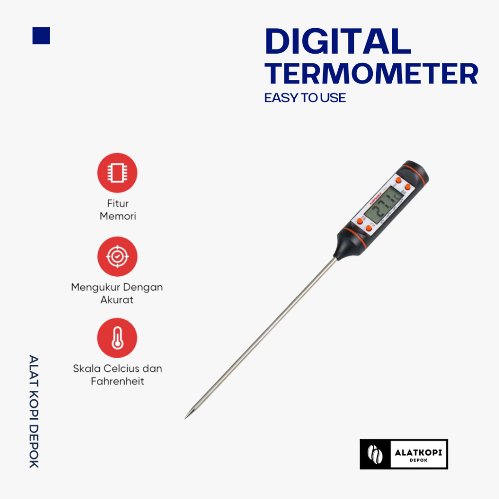 Jual Taffware Digital Food Termometer Kopi Makanan Dapur Alat Pengukur ...