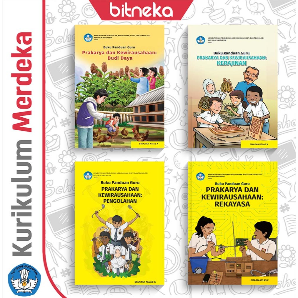 Jual Buku Panduan Guru Prakarya & Kewirausahaan SMA/MA/SMK Kelas 10 Kurikulum Merdeka Kurmer ...