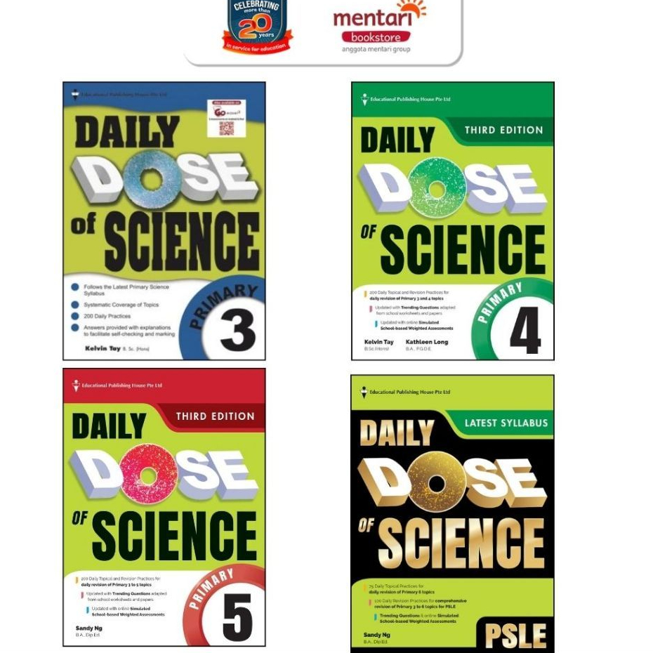 Jual Daily Dose Of Science | Buku Latihan Sains Anak Sekolah Dasar ...