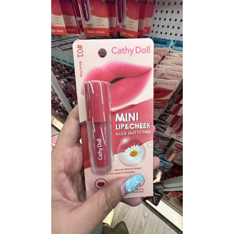 Jual Cathy Doll Lip and Cheeck Nude Matte Tint #01 (Winny Pink ...