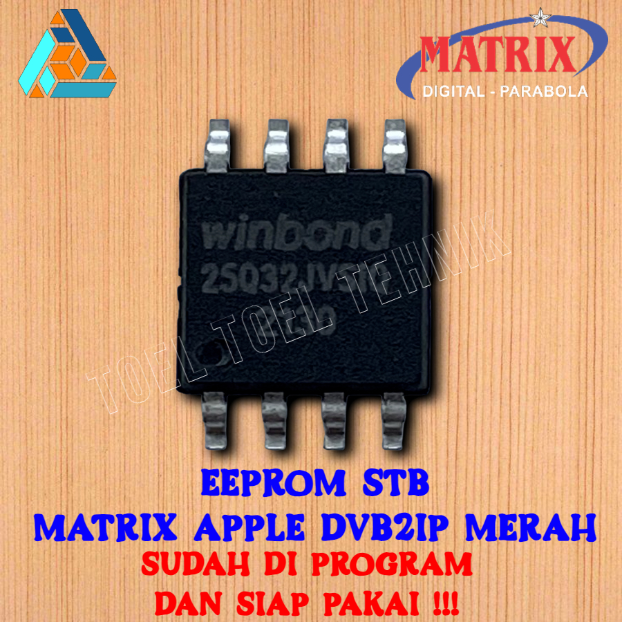 Jual IC EEPROM STB MATRIX DVB2IP APPLE MERAH / IC EPROM SET TOP BOX TV ...
