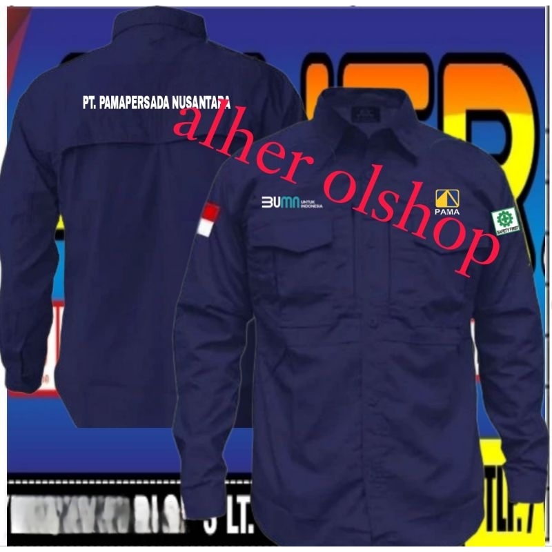 Jual kemeja tactical PT pamapersada baju tactical PT pamapersada kemeja ...