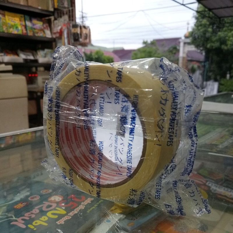 Jual Lakban Kertas / Masking Tape 2 Inchi atau 48mm | Shopee Indonesia