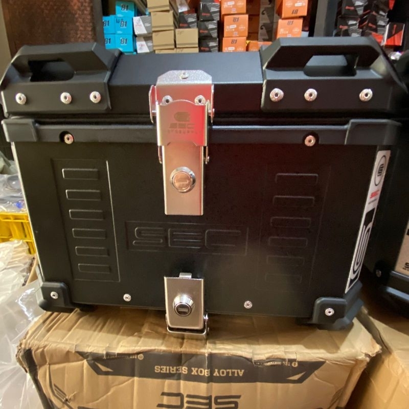 Jual TOPBOX MOTOR SEC ALMUNIUM UNIVERSAL 45 LITER ADVENTURE KOTAK BOX ...