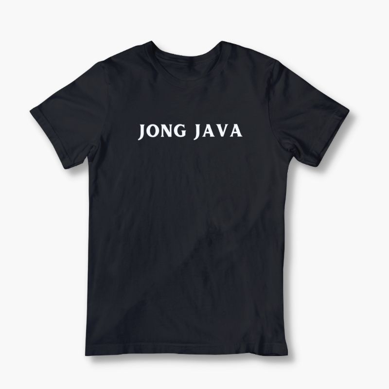 Jual Kaos Pria Historious T-Shirt Jong Java Cotton Combed | Shopee ...