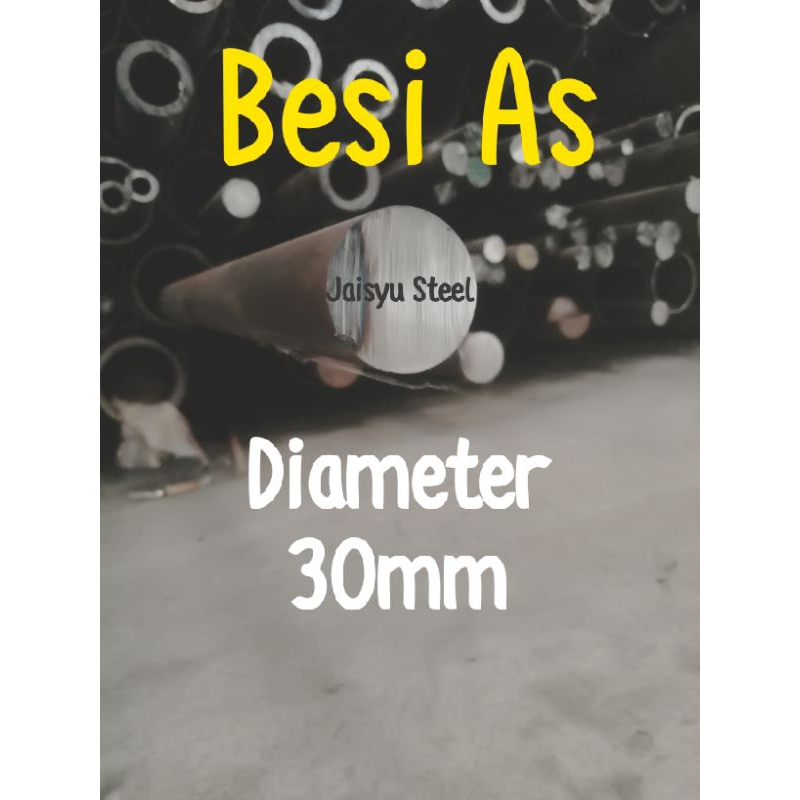 Jual Besi As diameter 30mm panjang 20cm s.d 100cm | Shopee Indonesia
