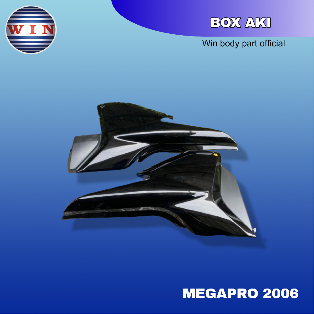 Jual WIN Box Tutup Aki Cover Box Bok Samping Aki Accu Megapro 2006 (KEH ...
