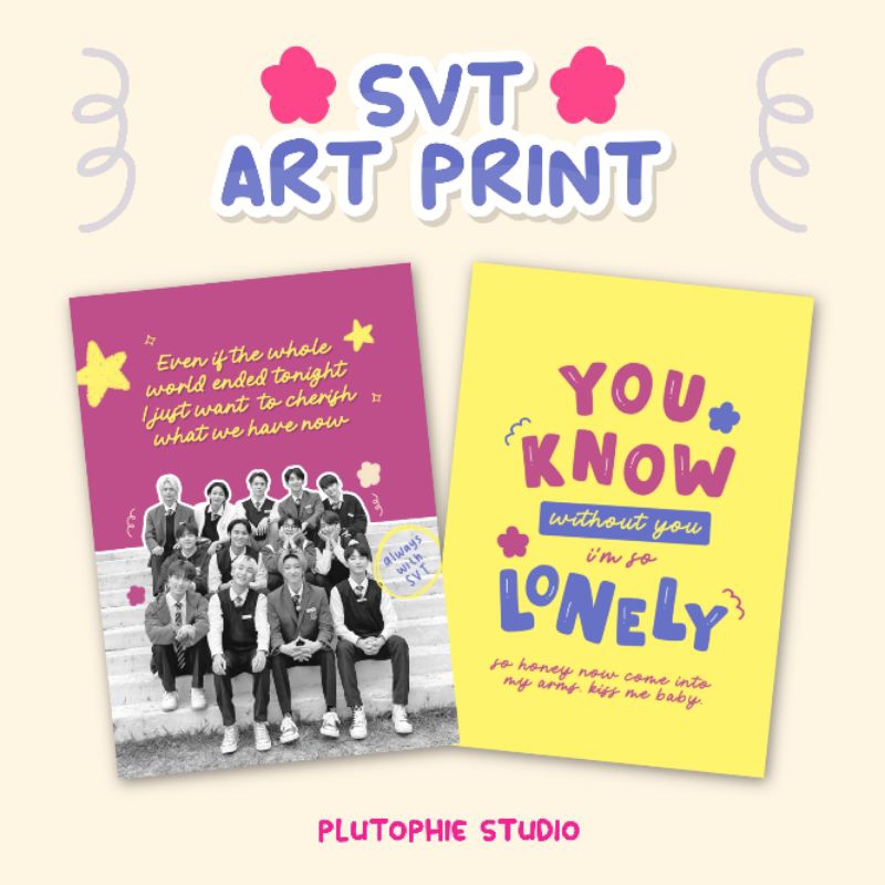 Jual SVT Art Print Wall Decor Poster Vol 2 | Shopee Indonesia
