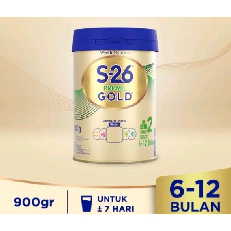 Jual S-26 Promil Gold 900g Tahap 2 - Susu Formula Untuk Bayi Usia 6-12 ...