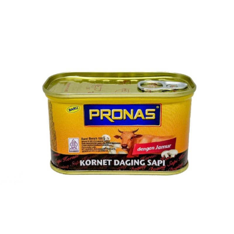 Jual Pronas Kornet Sapi Mushroom 198 g dalam kemasan kaleng EOE ...