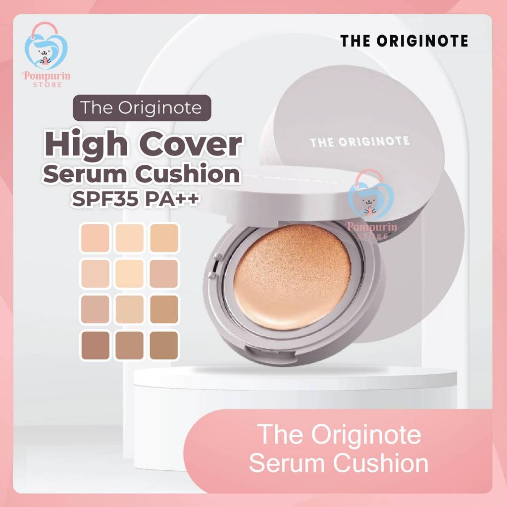 Jual The Originote High Cover Serum Cushion SPF35 PA++ - Serum Cushion ...