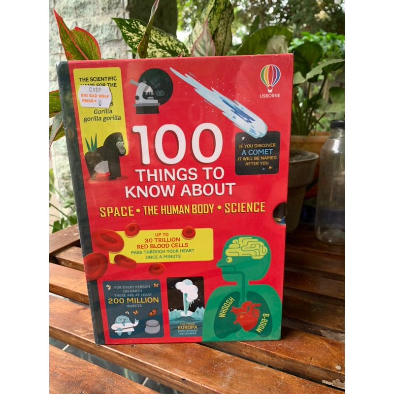 Jual ORIGINAL boxset : usborne 100 things to know about space, the ...