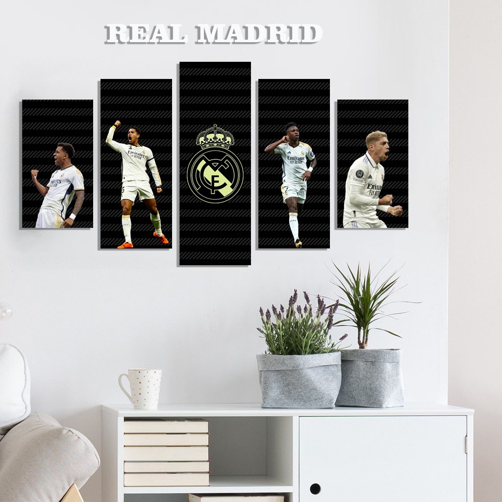 Jual POSTER VINTAGE FOOTBALL/REAL MADRID / HIASAN DINDING TRENDY +FREE ...
