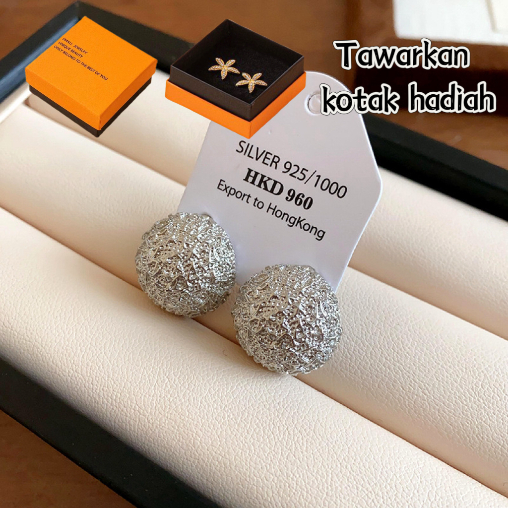 Jual Anting buram bulat bertekstur, INS temperamen khusus baru yang ...
