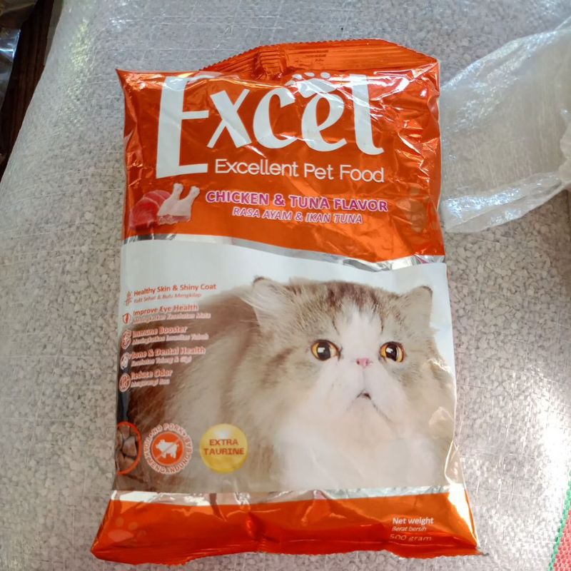 Jual Excel Cat Adult Dry Food Makanan Kucing Dewasa Tuna, Chicken ...