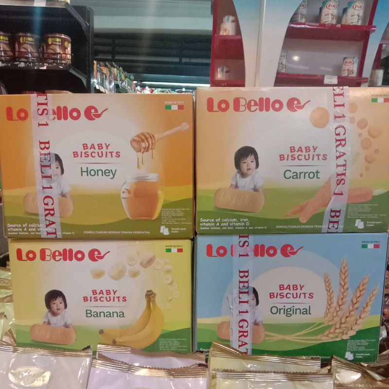 Jual LO BELLO BABY BISCUITS 200G | Shopee Indonesia