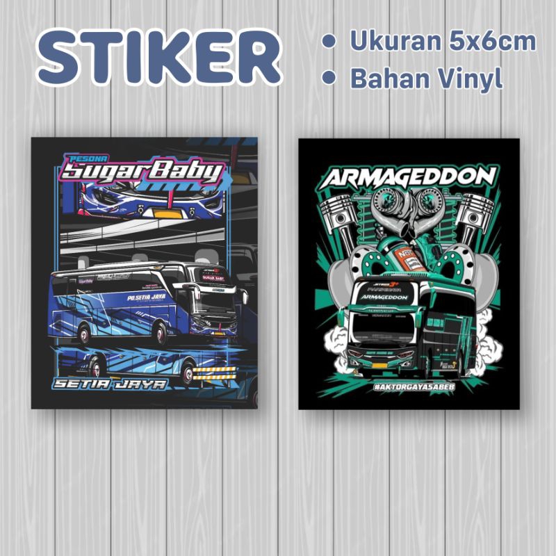 Jual STIKER BUS (K2) | Shopee Indonesia